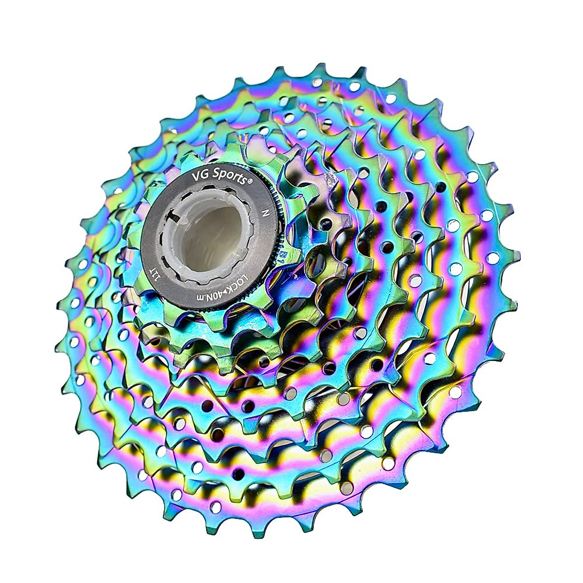 VG SPORTS 11 Speed Cassette 11-28T/11-32T/11-34T/11-36T/11-40T/11-42T/11-46T/11-50T Bicycle Cassette Fit for Mountain Bike/Road Bike Cassette Compatible with Shimano Sram