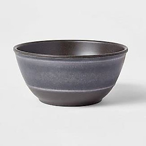 12pc Dishwasher-Safe Melamine Lancashire Dinnerware Set - Threshold (Gray)