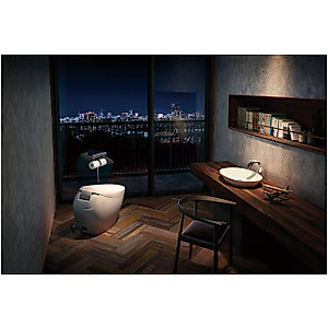 TOTO® NEOREST® NX1 Dual Flush 1.0 or 0.8 GPF Toilet with Integrated Bidet Seat, EWATER+® - Cotton White - MS902CUMFG#01