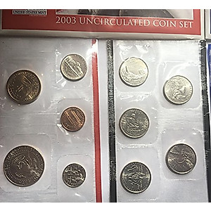 2003 P D US Mint set 20 Coins Comes in Original US mint packaging Uncirculated