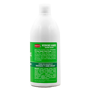 O'Keeffe's Working Hands Moisturizing Hand Soap, 25 Ounce Bottle Refill, Unscented (Pack of 2)