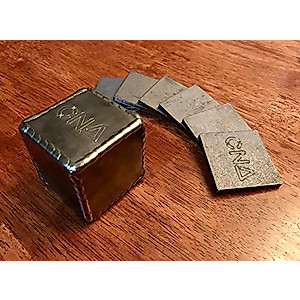 Welding Kit – 11 Gauge Steel Cube – Made in USA – Contains 6 Square Coupons – MIG, TIG, Arc, Stick, Gas – Practice Training DIY Beginner to Expert – Chapman & Adams (CNA Fabrication) (2" (2 Inch))