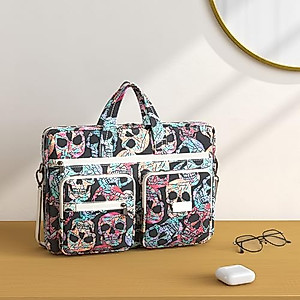 Ezrelia15-15.6 inch Laptop Shoulder Bag, for MacBook Pro 16, Hp Lenovo Dell 14 inch Waterproof Messenger Bag Case Sleeve