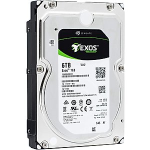 Seagate Exos 7E8 6TB 7200 RPM 512e SAS 12Gb/s 256MB Cache 3.5-Inch Enterprise Hard Drive - ST6000NM0095 (Renewed)