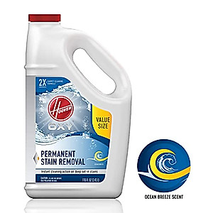 Hoover Oxy Deep Cleaning Carpet Shampoo, Concentrated Machine Cleaner Solution, 116oz Formula, AH30936, White