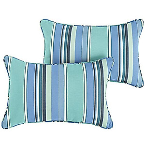 Mozaic Home Sunbrella Dolce Oasis Outdoor Pillow Set, 2 Count (Pack of 1)