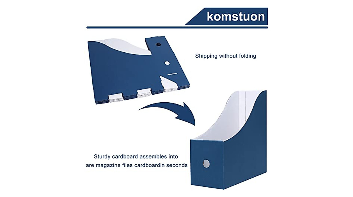 Organize Your Workspace with Komstuon Magazine File Holders