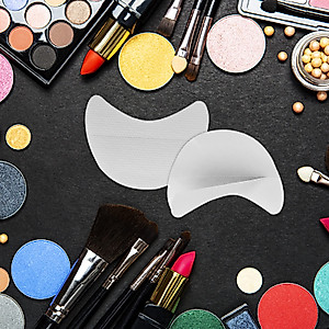 100 PCS Disposable Eyeshadow Pads,Eye Shadow Shield Protector Pads for Eyes Lips Makeup Application Tool