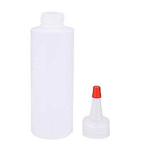 Bekith 30 Pack Small Plastic Squeeze Condiment Bottles with Red Tip Cap, 4 Ounce Squirt Bottle For Ketchup, BBQ, Sauces, Syrup, Condiments, Dressings, Arts and Crafts