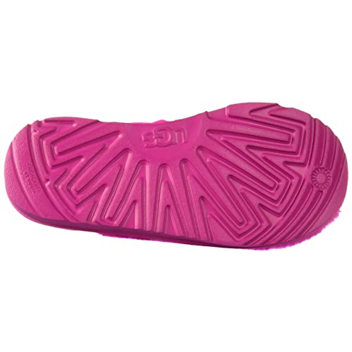 UGG Girls K Fluff Yeah Clog Slipper, Rock Rose, 6 Big Kid