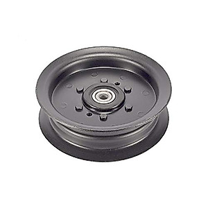 Flat Idler Pulley Compatible with AYP Craftsman Husqvarna 196106 197379 532196106 Snapper 705114 709729 (3/8" ID X 5-3/8" OD)