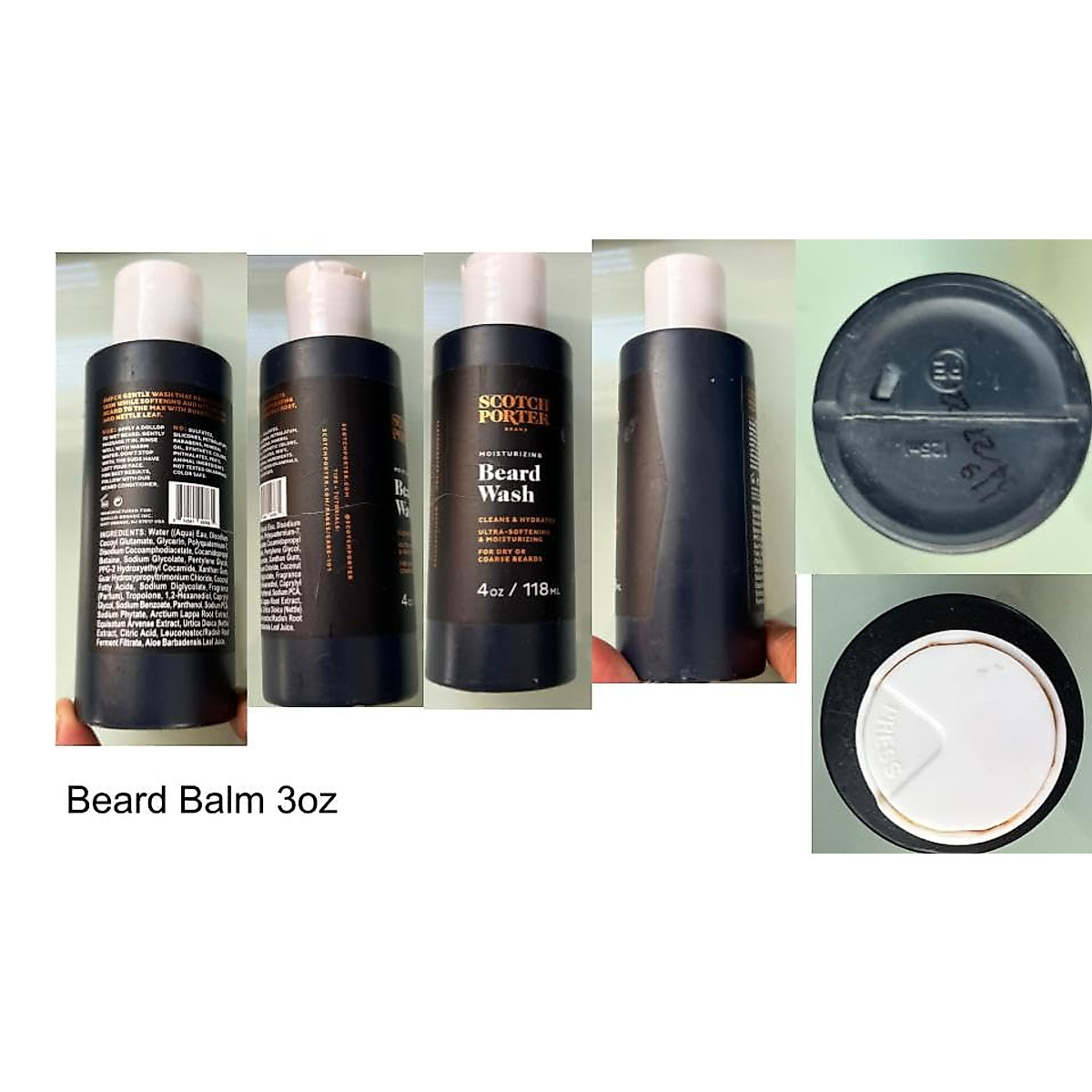 Scotch Porter Beard Kit | Includes Beard Wash, Beard Conditioner, Beard Balm, and Beard Serum | Formulated with Non-Toxic Ingredients, Free of Parabens, Sulfates & Silicones | Vegan