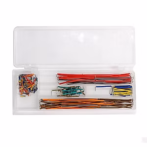 qiguch66 140Pcs Breadboard Jumper Cable Kit U Shape Solderless Wires 14 Lengths Jumper Wires for Circuits Connecting