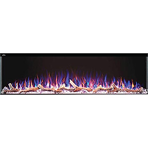 Napoleon Trivista Primus 60 inch Wall Mount Electric Fireplace - Black, NEFB60H-3SV