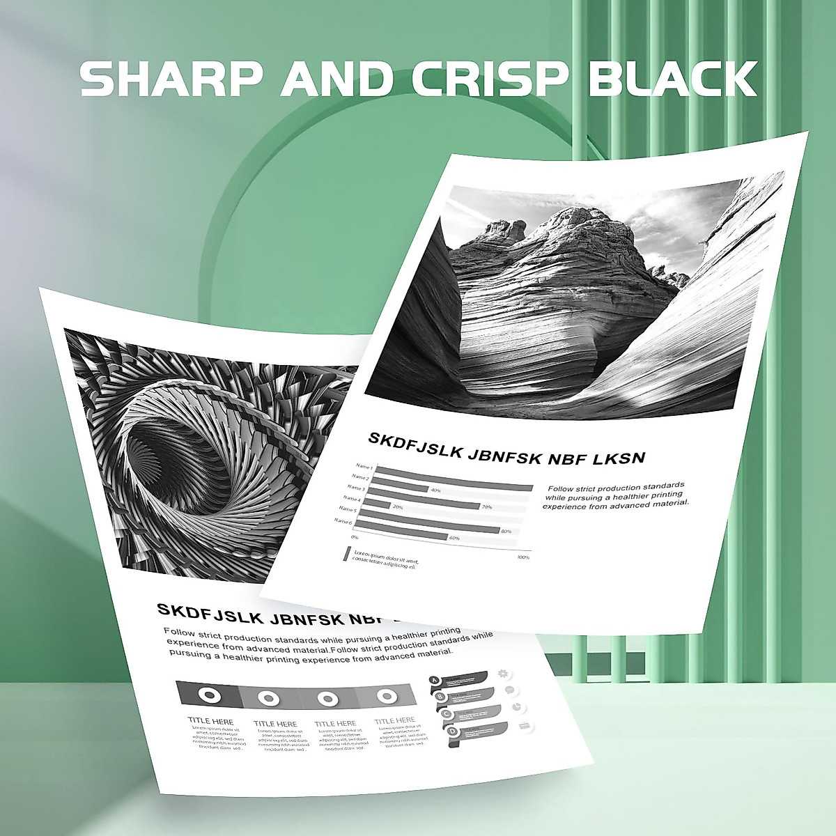 ZIPRINT Remanufactured Ink Cartridge Replacement for HP 21 22 21XL 22XL (C9351AN & C9352AN) for HP Deskjet F4180 F2210 D1560 D1530 D1420 D1520 3915 3930 PSC 1410 Officejet 4315 J3680 Printer, 2-Pack