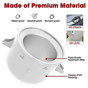 Ice Cream Attachments Compatible with Kitchenaid Stand Mixer, Frozen Yogurt, Ice Cream and Sorbet Gelato Maker Bowl Fits for 4.5Qt and Larger Stand Mixers