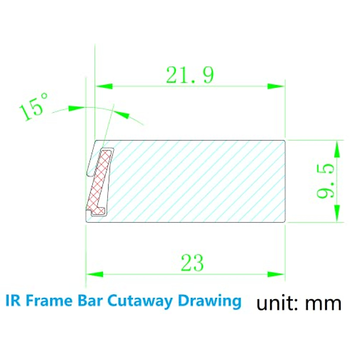 DeYoWo 43 Inch Interactive 10 Points Infrared IR Touch Screen Overlay Frame Free Driver…