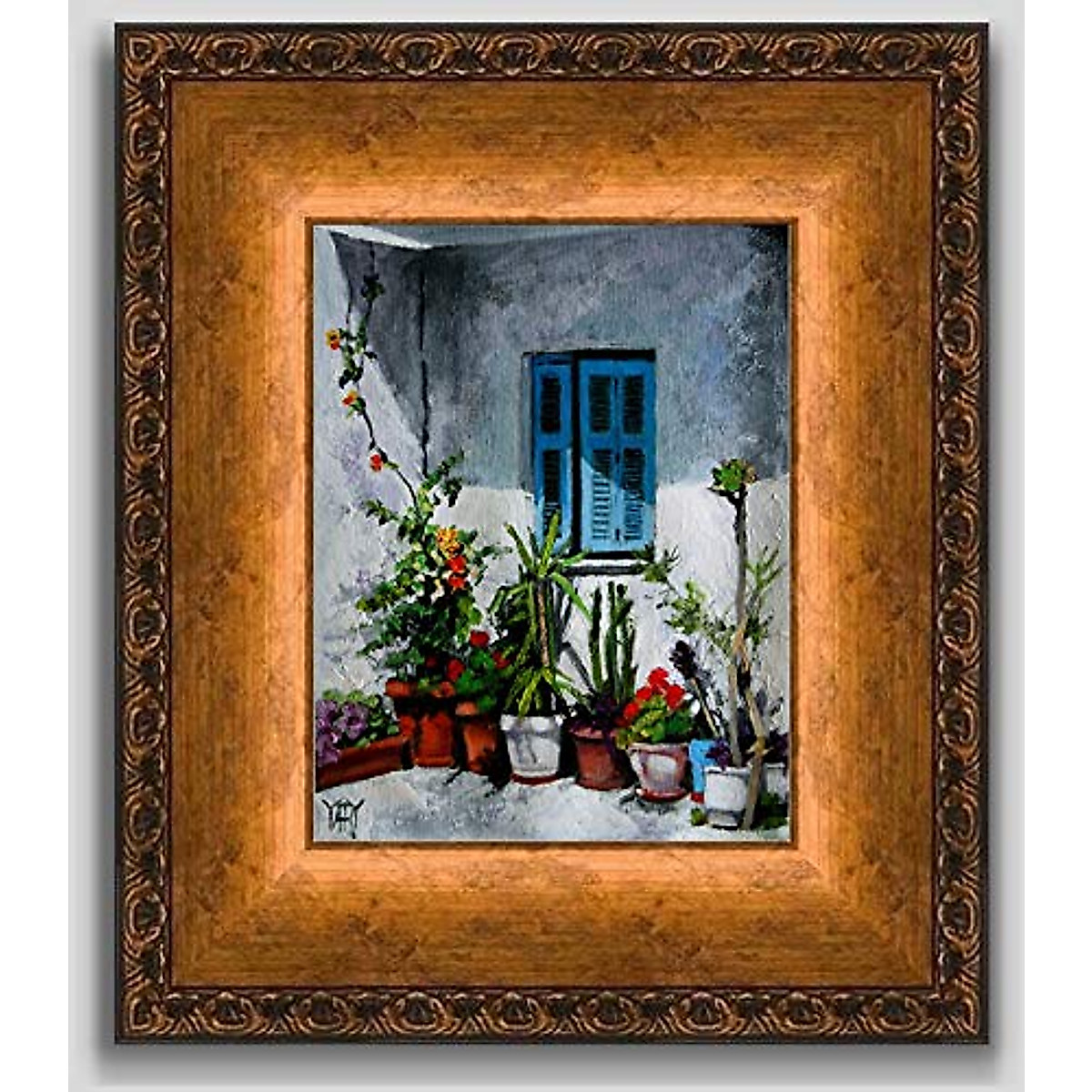 La Ventana Azul, Villa Courtyard Flwer Pots By Internationally Renowned Artist Yary Dluhos