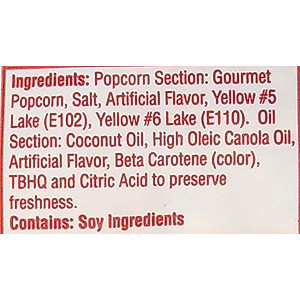 Popcorn Supply 5.5 OZ Portion Pack for 4 OZ Popper - 6PACK