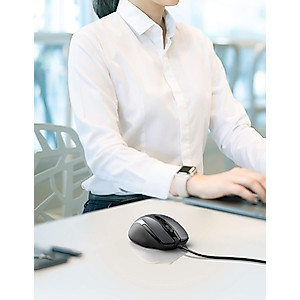 TECKNET Pro S2 High Performance Wired USB Mouse, 6 Buttons, Upto 2000dpi