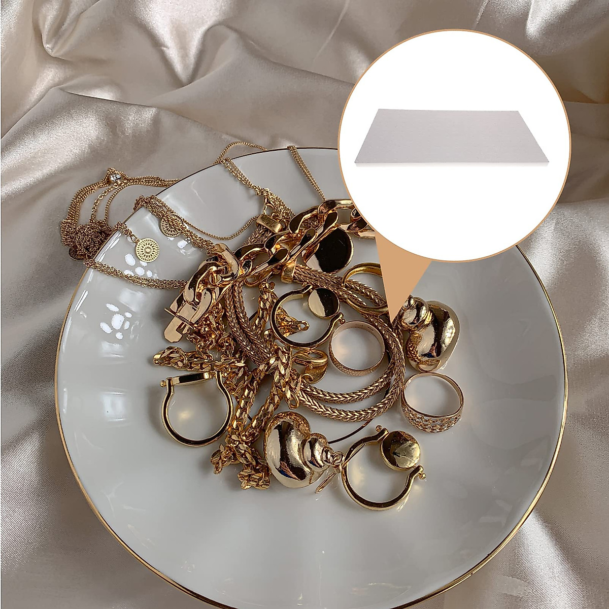 Cabilock Box ring tray core black earrings travel accesories black foam padding jewelry insert sponge black ring insert ring displays for selling earring organizer sponge tray foams pad