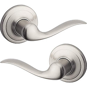Kwikset ECR54BCP0HOLE SatNI Tustin Pass Lever