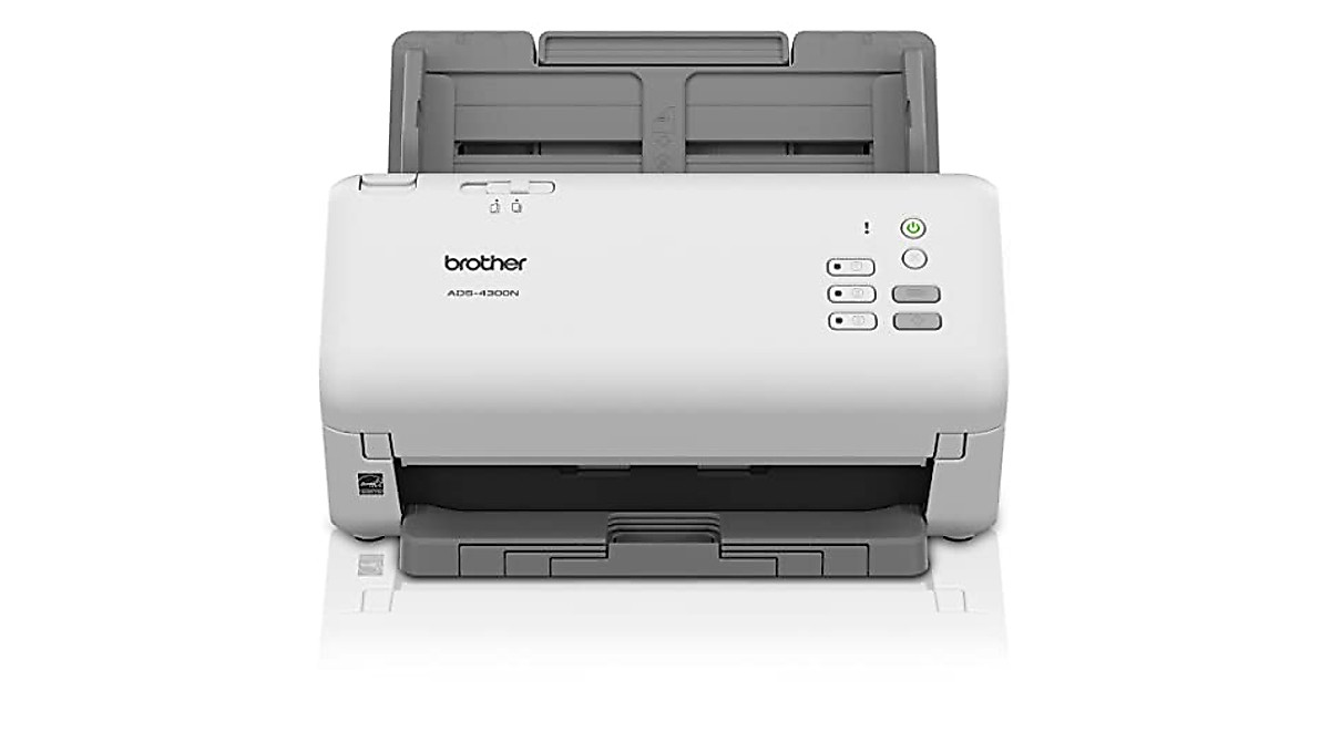Brothers ADS-4300N Desktop Scanner - Fast, Secure, Multi-Destination