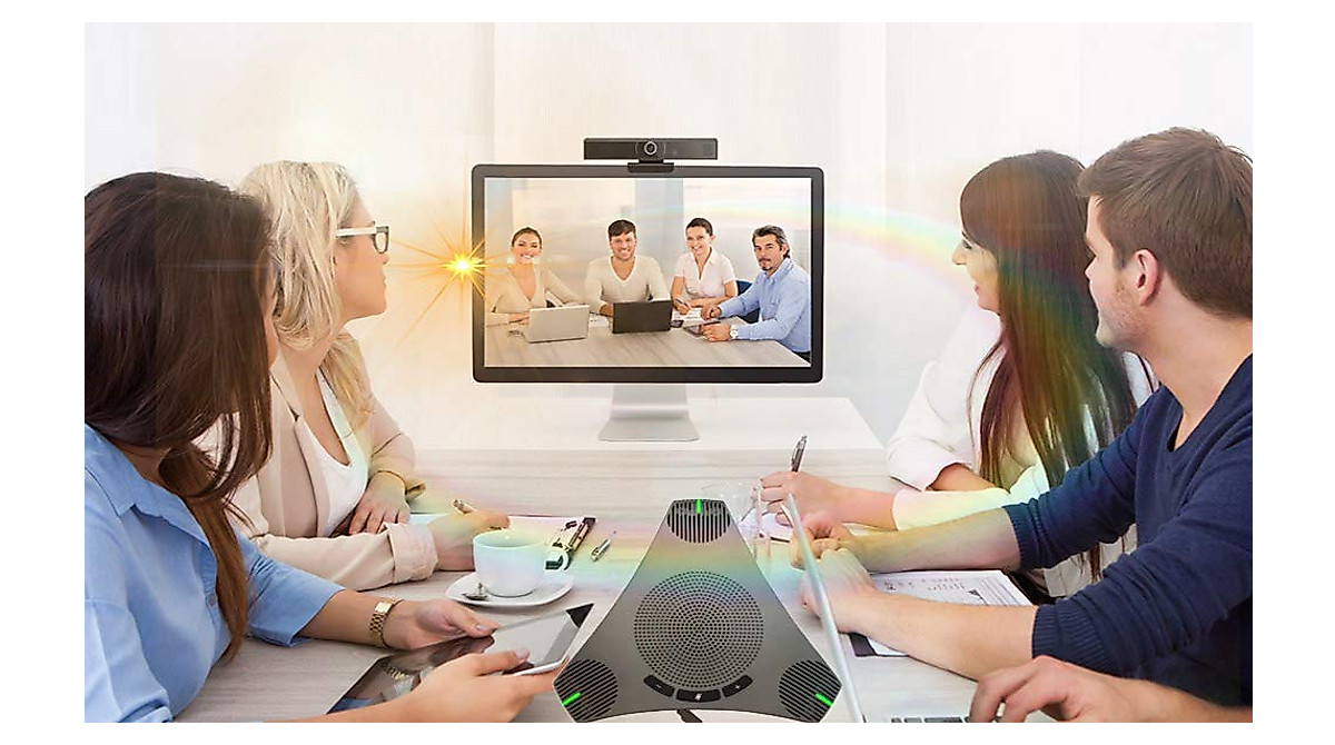 Conference Microphone USB Speakerphone for Clear Business Meetings