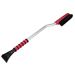 Mallory USA 999CT Snow Brush, Fixed Head, Aluminum, 35-1/2In, Assorted Colors
