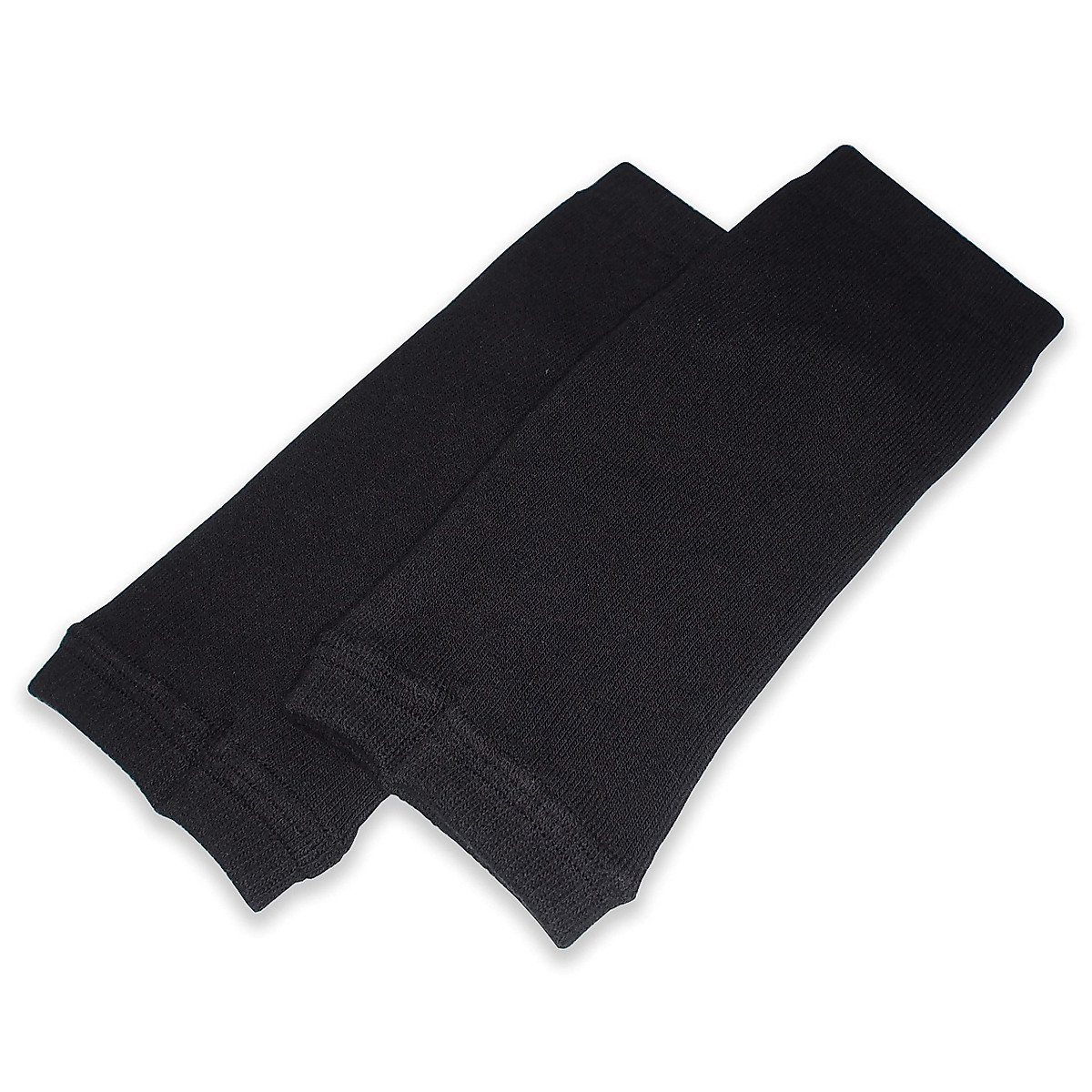 CuteBox Company 1 Pair of Black Soft Comfortable Cotton Toeless Socks for Exercising, Dancing, Pedicures, Yoga, Pilates, or just with Sandals or Flip Flops, Machine Washable