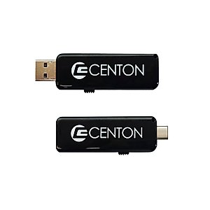 Centon Datastick OTG USB 3.0 [USB A + USB C] 64GB (Black)