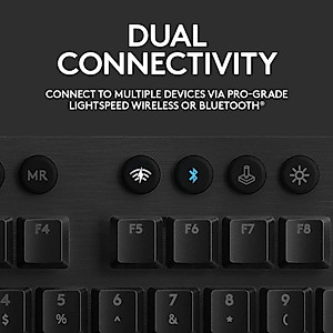 Logitech G915 Wireless Mechanical Gaming Keyboard - Linear (Renewed)