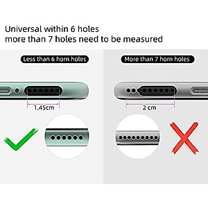 iPhone Speaker Cover Protector Dustproof Speaker Mesh Adhesive Stickers, 5PCS Anti Dust Plugs for iPhone 14/14 Pro Max, iPhone 13/13 Pro/12/12 Mini/12 Pro Max, Anti Dust Kit with Tweezers