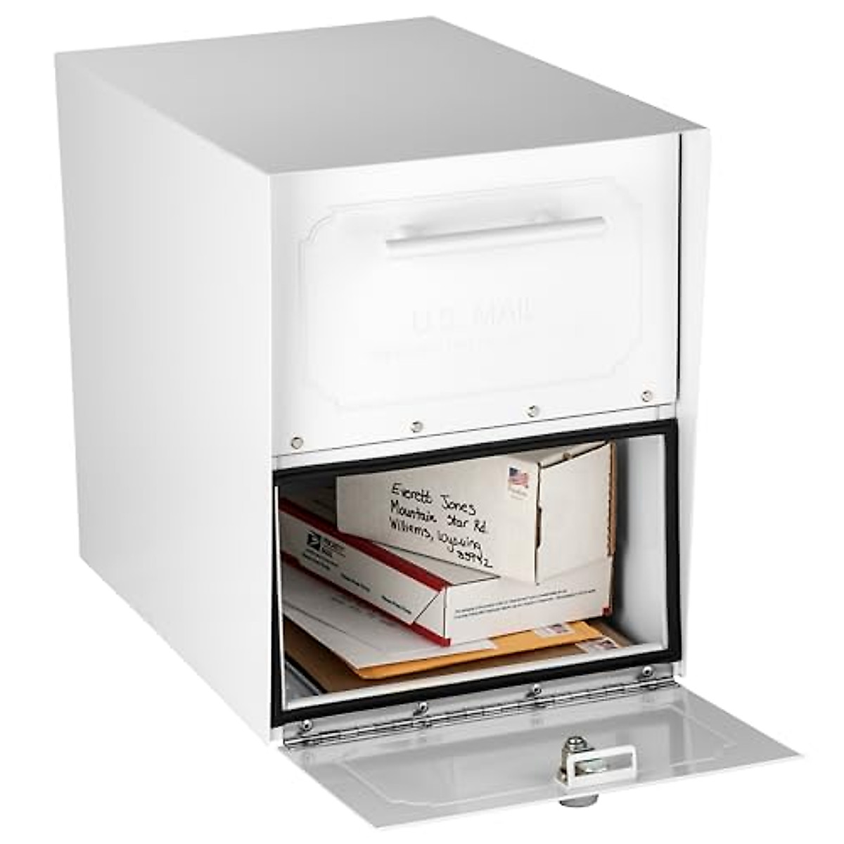 Architectural Mailboxes Oasis Classic Large High Security Parcel Mailbox, White