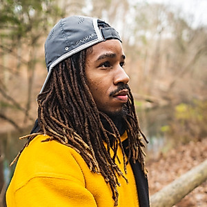 SAAKA Lightweight Sport Hat for Men. Fast Drying, Stays Cools. Best for Running, Tennis, Golf & Working Out. (Graphite)