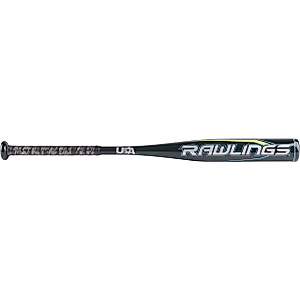 Rawlings RAPTOR USA Baseball Bat | -10 | 1 Pc. Aluminum | Dark Green | 27 inch