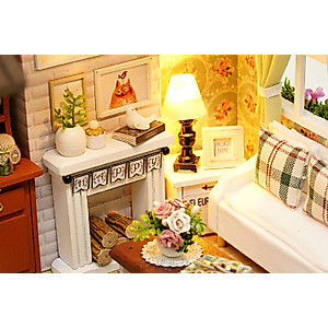 DIY Miniature Dollhouse Kit with Music Box Rylai 3D Puzzle Challenge for Adult Kids Z008