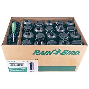 5000 Series Rotor Sprinkler Head - 5004 PC Model, Adjustable 40-360 Degree Part-Circle, 4 Inch Pop-Up Lawn Sprayer Irrigation System - 25 to 50 Feet Water Spray Distance (Y54007) (20 Pack Case)