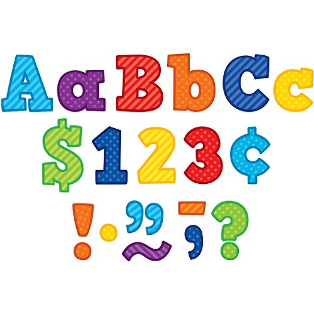 Playful Patterns Bold Block 3" Letters