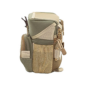 Alaska Guide Creations Hybrid Binocular Pack | Compact Utility Bag with Mesh Side Pockets | Binocular Harness for Comfort and Quick Access (Mossy Oak Break-Up Country)