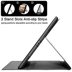 Cool Tablet Case for Samsung Galaxy Tab S7 FE/S8 Plus 2022/S7 Plus Case 12.4 Inch, Horror Movie Pattern Halloween Design Cases, PU Leather Folio Back Cover Funda for SM-X800 X806 T970 T975, Pumpkin 3