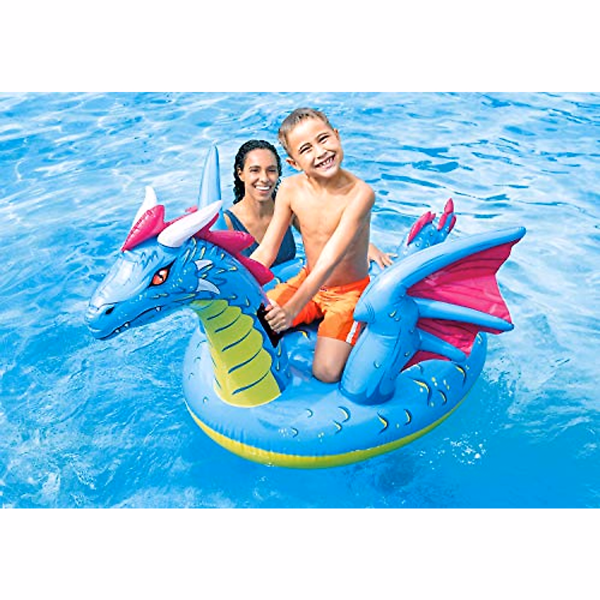 Intex Dragon Ride-On, 79in x 75in, for Ages 3+