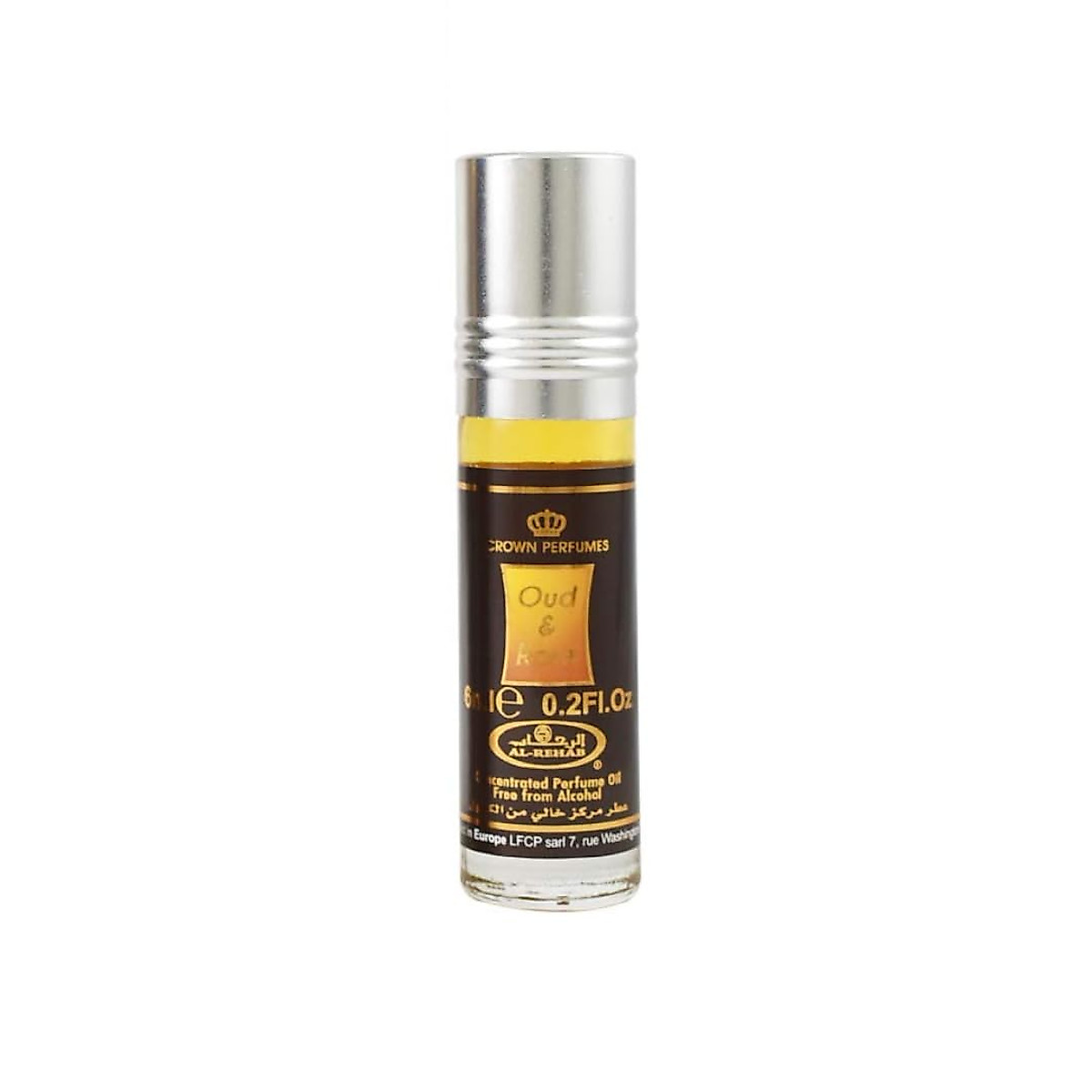 Oud & Rose 6 Ml Concentrated Perfume Oil / Attar by Al Rehab Perfumes 3 PACK