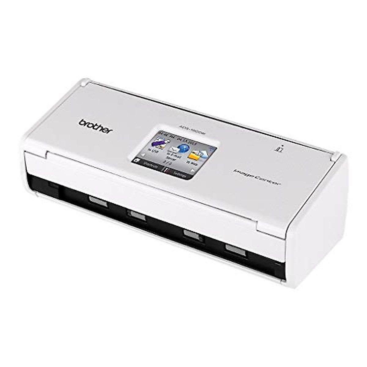 Brother ADS1500W ImageCenter ADS-1500W Wireless Compact Scanner, 600 x 600 dpi, 20 Sheet ADF
