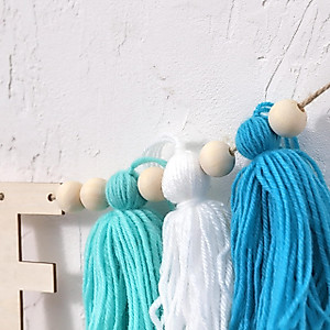 Surf Birthday The Big One High Chair Banner - Garland Boho 1st/First Birthday Decoration - Tassel Surf Birthday Party, Big One Birthday, Wave Banner(WAVE ONE BANNER)