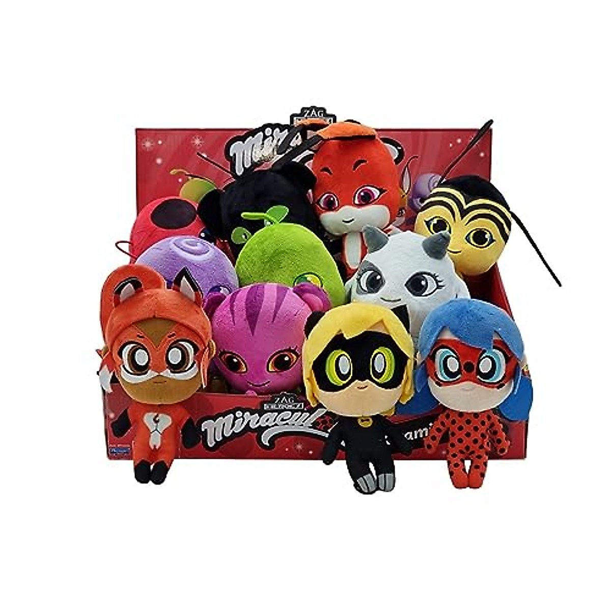 Miraculous Kwami Wayzz Plush Toy from Tales of Ladybug and Cat Noir | 15cm Wayzz Soft Toy | Super Soft and Cuddly Toys Bring Their Favourite TV Show to Life | Bandai