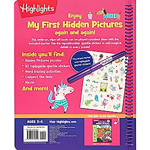 Write-On Wipe-Off My First Unicorn Hidden Pictures (Write-On Wipe-Off My First Activity Books)
