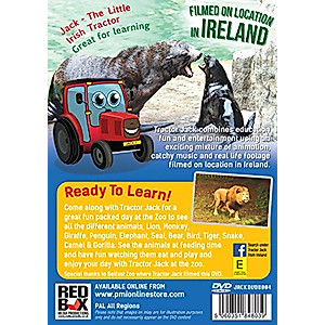 Tractor Jack (Goes To The Zoo) (DVD) (2017) (Kids) (Learning) (Educational) (Knowledge) (Letters) (Numbers) (Zoo) (Animals)