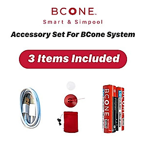 Bcone Accessory Set (USB Cable+2 Pool Unit Batteries+ Pool Unit Attachment kit)