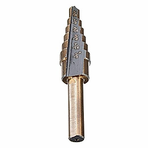 Chiloskit HSS Step Drill Bits Set for Wood and Metal Hole Saw Set Bits (3PCS)